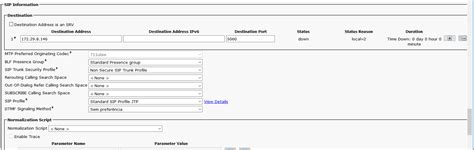 Solved Cucmtocube Trunk Down Status Reason 2 Cisco Community
