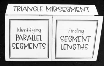 Triangle Midsegment Theorem Foldable By Lisa Davenport TpT