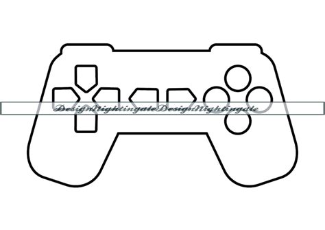 Game Controller Outline SVG Gamer SVG Gaming SVG Game Controller Clipart Svg Files Cut