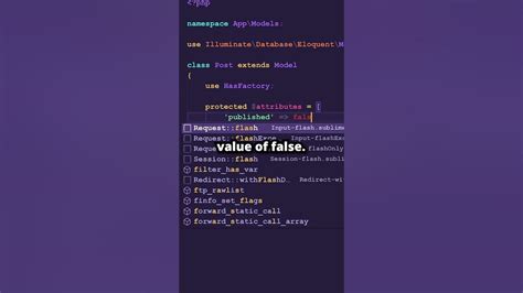 How To Define Default Attributes In Your Laravel Model Laravel Shorts Youtube