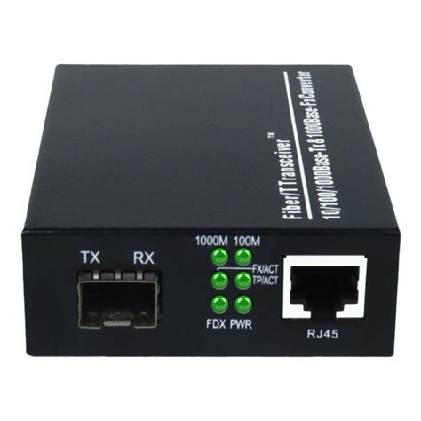 10 100 1000 Base Tx Rj45 2gbps Fiber Optic Media Converter Fibconet Communicate