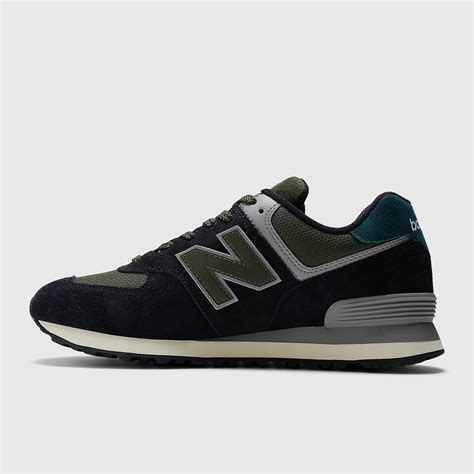 New Balance 574系列 男復古休閒鞋 黑綠色 U574kbg D 休閒鞋 Yahoo奇摩購物中心