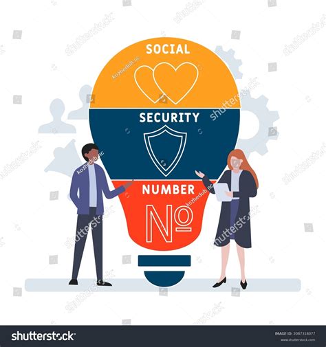 Ssn Social Security Number Acronym Business Stock Vector Royalty Free 2087318077 Shutterstock