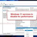 30 Windows 11 Services To Disable For Gaming