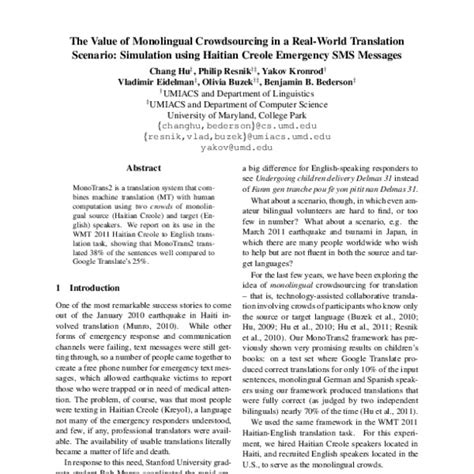 The Value Of Monolingual Crowdsourcing In A Real World Translation Scenario Simulation Using
