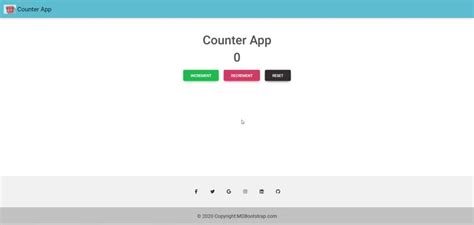 Launching React Counter App With Usestate Hooks Arjun V M Posted On The Topic Linkedin