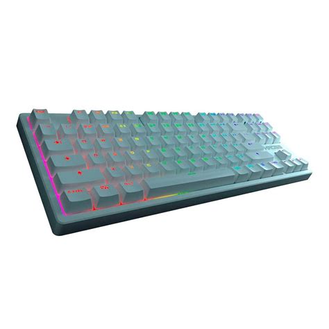 Teclado Mecânico Gamer Kross Strafing Led Usb Switch Azul Anti Ghosting Branco Ke Kg130