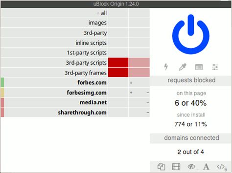 Quick Guide Popup User Interface Gorhill UBlock Wiki GitHub