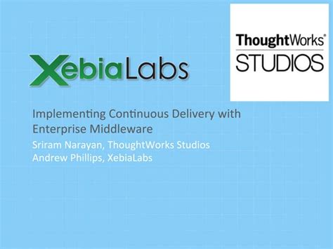 How To Implement Continuous Delivery With Enterprise Java Middleware Ppt