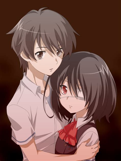 Misaki Mei And Sakakibara Kouichi Another Drawn By Hampon Danbooru