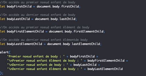 Naviguer Ou Se Déplacer Dans Le Dom En Javascript Grâce Aux Noeuds