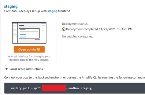 Cloning An Environment And Fails To Deploy Via Ci · Issue 9129 · Aws Amplifyamplify Cli · Github