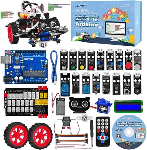Osoyoo Graphical Programming Robot Car Starter Kit For Arduino Uno