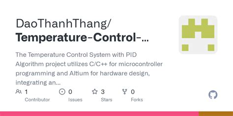 Github Daothanhthangtemperature Control System Using Pid Control