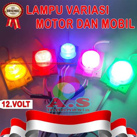 Lampu Led Variasi Motor Dan Mobil Led Strip SMD Mata JUMBO Volt Lazada Indonesia