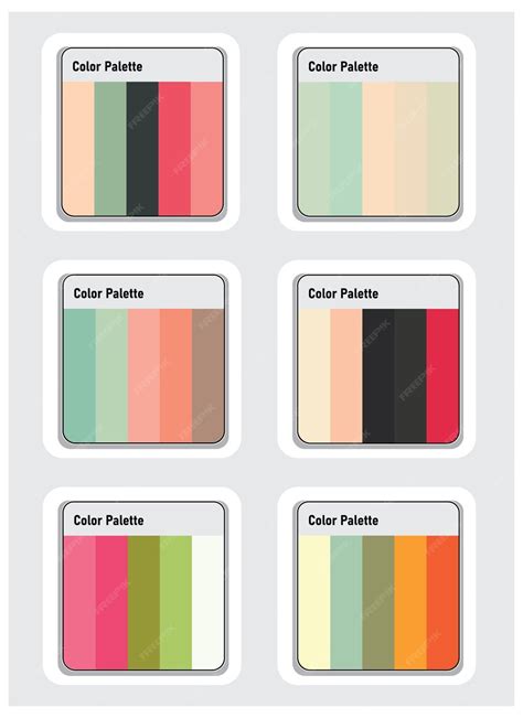Premium Vector Color Palette Vector Art