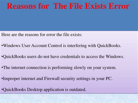 Ppt How To Fix The File Exists Error Powerpoint Presentation Free
