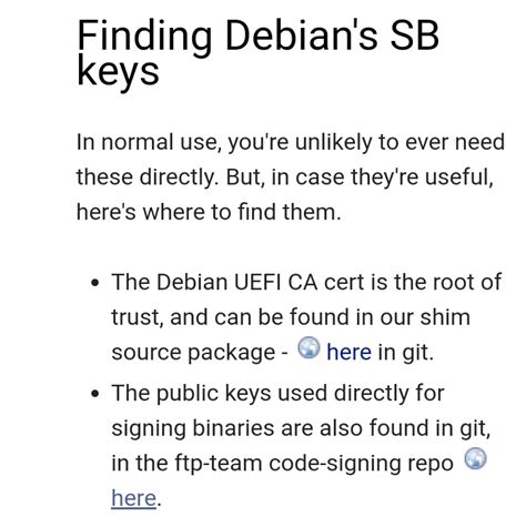 Linux Why Does Debian Share Their Secure Boot Keys Super User