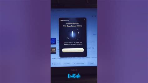 50 Days Coding Badge Leetcode Leetcodechallenge Coding Programming Developer Coder Badge