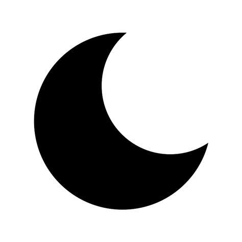 Basic Moon Ui Vector SVG Icon SVG Repo