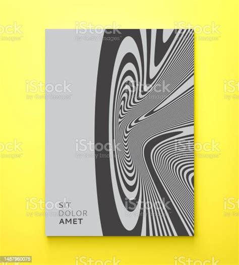 녹고 왜곡된 선이 있는 사이키델릭 패턴 줄무늬에 의한 기하학적 배경 브로셔 연례 보고서 잡지 포스터 프리젠 테이션 전단지 또는 배너에 대 한 3d 벡터 그림 3차원 형태에