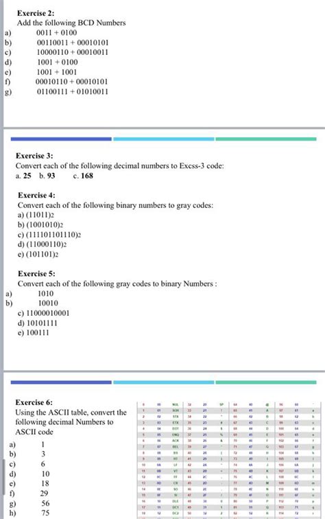 Solved Exercise 2 Add The Following BCD Chegg Com