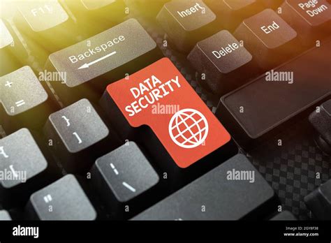 Conceptual Display Data Security Internet Concept Protected Important An Individualal Data From