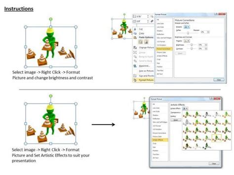Corporate Business Strategy 3d Cop With Traffic Cones Character Modeling