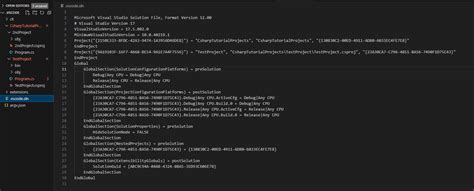 Visual Studio Code How To Incorporate All Of My C Project File To Sln And Get Intellisense
