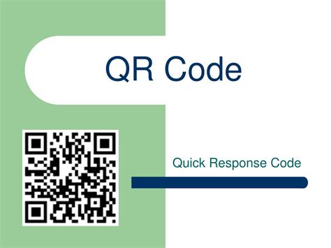 PPT QR Code PowerPoint Presentation Free Download ID 5537116