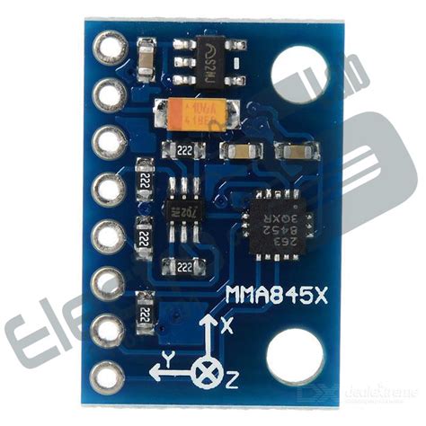 Mma845x Triaxial Accelerometer Sensor Module Electroslab