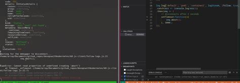 Original Example Throws Error While Aborting Connection · Issue 801 · Kubernetes Client
