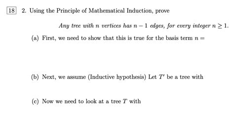 Solved Using The Principle Of Mathematical Induction Prove
