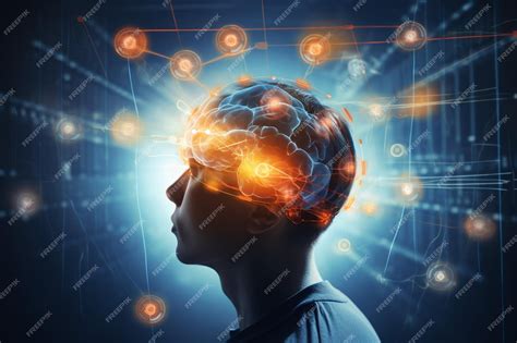 Premium Photo Brainmachine Interface Therapy Background With