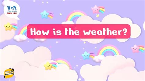 [voa 발음연습] 날씨 물어보기