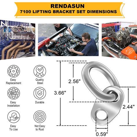 7100 Lifting Bracket Set 2 Set 5 500 Lb Engine Lift Bracket Engine Support Bar For Lifting