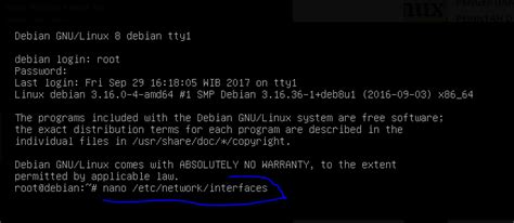 Cara Setting Networking Di Debian Dhenasutisna