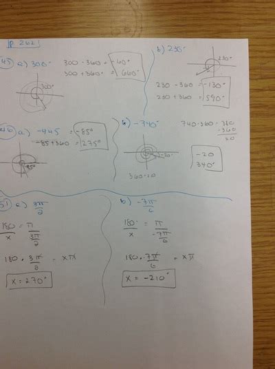 Ms Wilsons Math Classes Chapter 4 Trigonometry