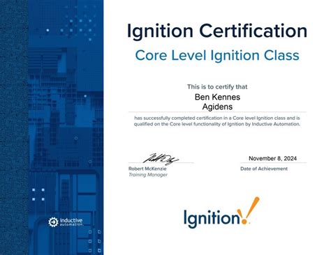 Im Officially Ignition Core Certified 🥳 Agidens Gave Me The… Ben K