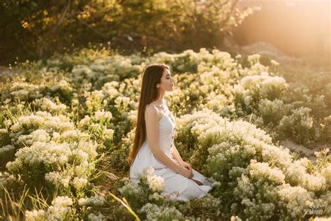 Women Plants Sunlight Women Outdoors Outdoors Long Hair Closed Eyes Dress Natural Light Model