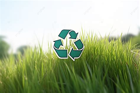 흰색 배경에 푸른 잔디에 재활용 기호 누끼 로고 재활용 배경 일러스트 및 사진 무료 다운로드 Pngtree