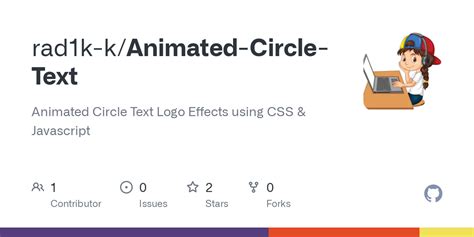 Github Rad1k Kanimated Circle Text Animated Circle Text Logo