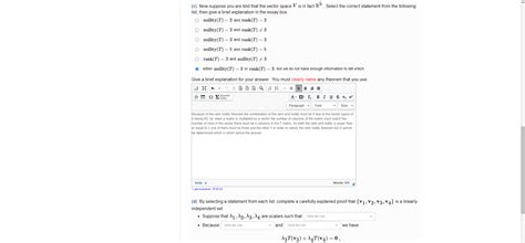 solved let v and w be vector spaces and let t v→w be a