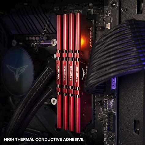 EasyPC Team Elite Vulcan Z 16GB 2x8 3200mHz And 3600mHz Gray Red DDR4 Memory Shopee