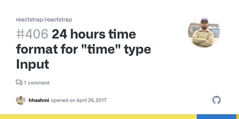 24 hours time format for time type input · issue 406 · reactstrap reactstrap · github