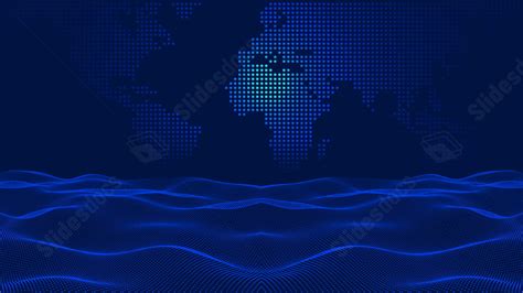 สีน้ำเงิน วิทยาศาสตร์ แสง เทคโนโลยี อิเล็กทรอนิกส์อัจฉริยะ ดาวน์โหลดพื้นหลัง Powerpoint ฟรี