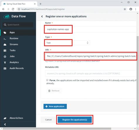 Spring Batch Admin Example · Codenotfound