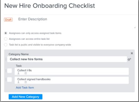 Create And Assign Task Lists