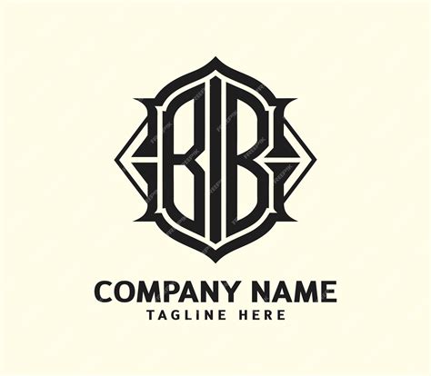 Bb Modern Monogram Logo Premium Ai Generated Vector