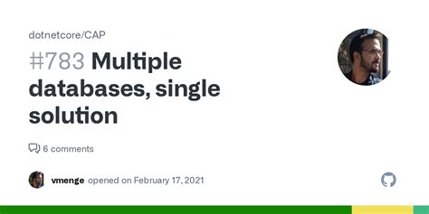 Multiple Databases Single Solution Issue Dotnetcore Cap Github